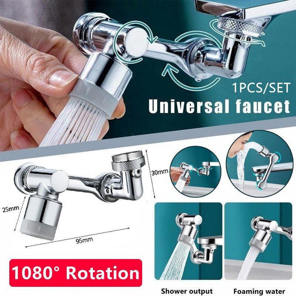 1080° Rotation Faucet Sprayer Head Universal Robot Arm Bubbler ...