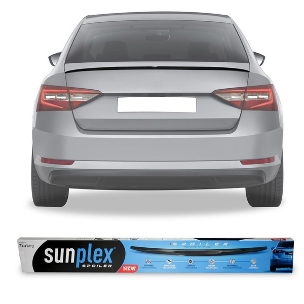 For Skoda Superb Spoiler Trunk Top Spoiler Piano Black 2015 2016 2017 ...