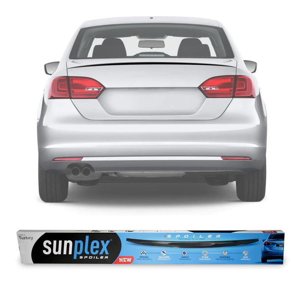 For Volkswagen Jetta 6 Mk6 Jetta Spoiler Trunk Top Spoiler Piano Black ...