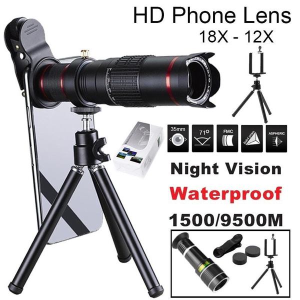 HD 4K 20x Zoom Mobile Phone External Smartphone Camera Lenses For ...