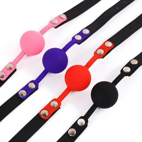Soft Silicone Gag Ball Sex Toys Open Mouth Gag Bdsm Bondage Mouth Ball
