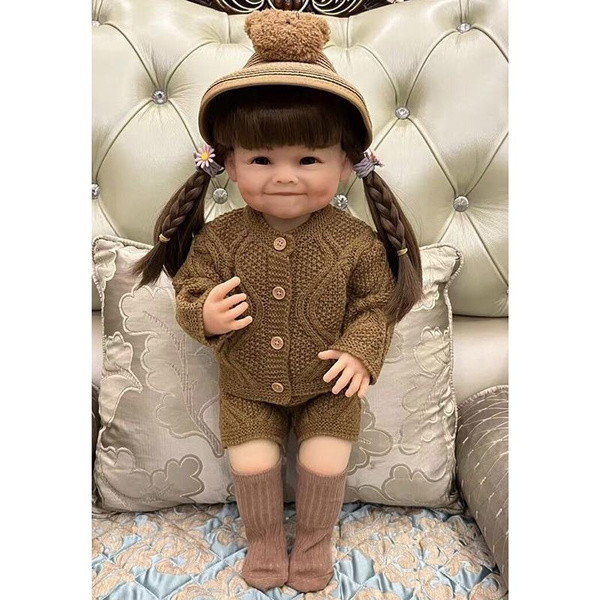 55cm Silicone Girl Doll Lifelike Toy Brinquedos Cute Babies with Full Silicone Body | Wish