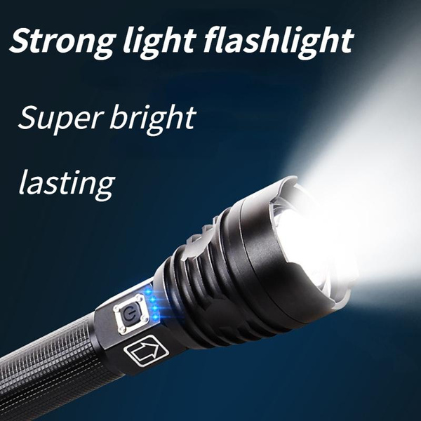 Super Bright XHP90 LED Flashlight High Brightness Variable Focus ...
