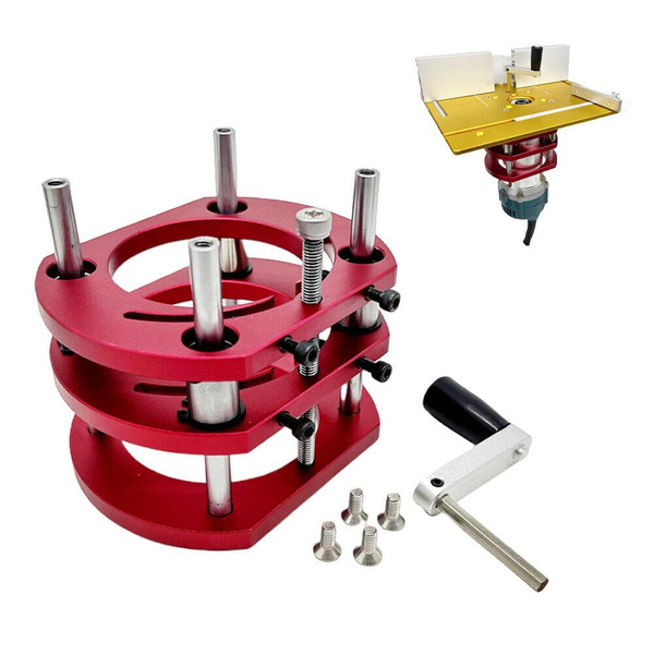 Router Base, Aluminum Alloy Stainless Steel 4 Jaw Clamping Router Table ...