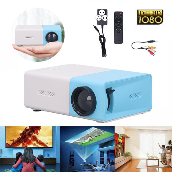 Mini Projector 1080P HD Inbuilt Speaker Mini Size Diffuse Reflection ...