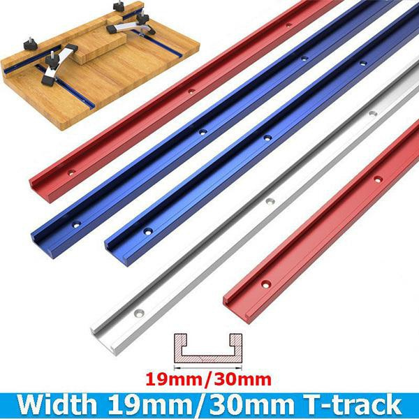 Aluminum Alloy T Slot Slide Miter Track Chute Rail T-tracks DIY Wood ...