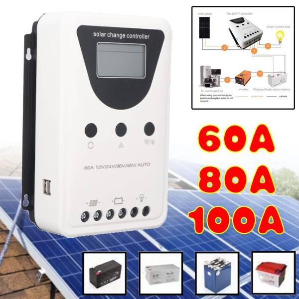 60A/80A/100A Solar Controller, Automatic Detection System Protection ... 60A/80A/100A Solar Controller, Automatic Detection System Protection ...
