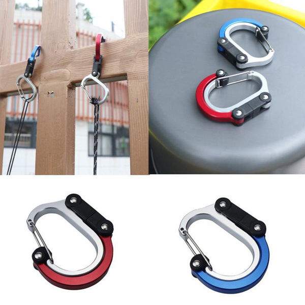 D Shape Carabiner, High Altitude Sports High Bearing Heavy Duty ...
