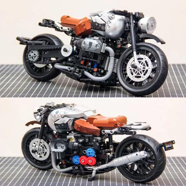 New 925Pcs Super Racing Motorcycle Model Building Block Brick ...