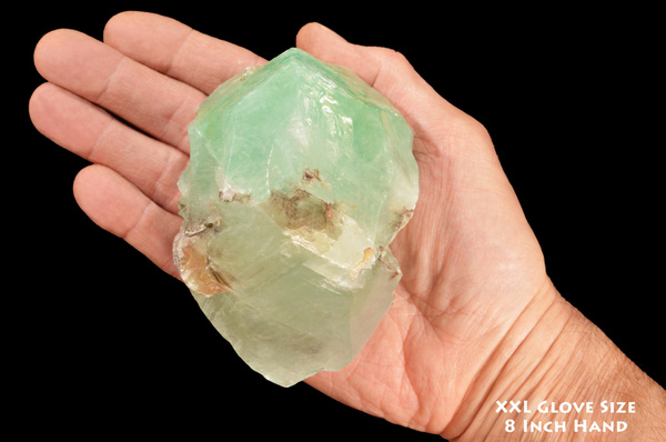 Emerald Green Calcite 4 1/2" 1 1/2 Lb Grade A Rocks and Minerals Heart ...