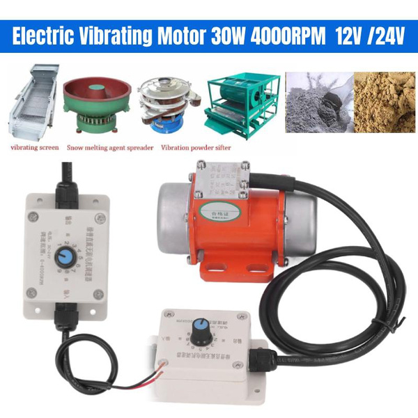 Electric Motor 30W Vibration Motor Adjustable Speed For Feeding Machine ...