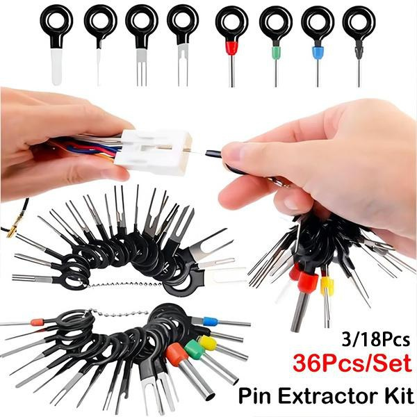 3/18/36pcs Terminal Removal Tool Kit Depinning Tool Electrical ...