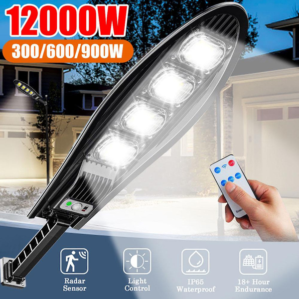 1200W/900W/600W/300W Newest Outdoor Solar LED Light 4 Modes Solar Light ...