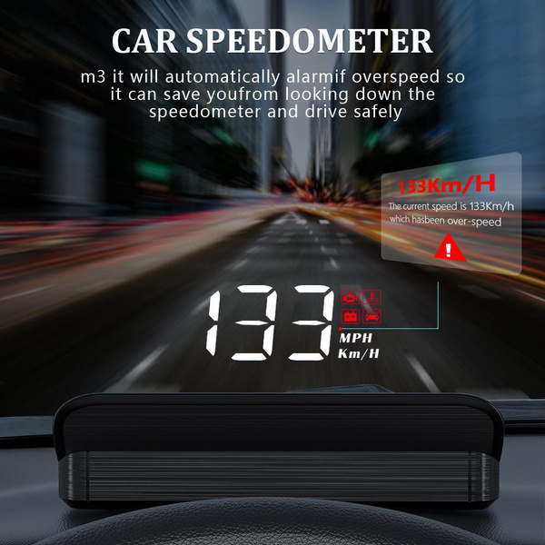 New OBD2 Hud Head Up Display Digital Car Speed on-Board Computer OBD2 ...