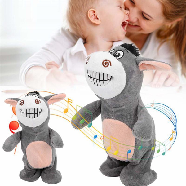 Talking Walking Donkey Toy, Little Donkey Plush Doll Toy Electric ...