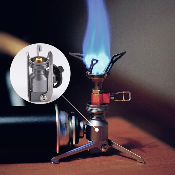 Tripod Butane Canister Adapter Collapsible Gas Stove Connector Gas Lamp ...