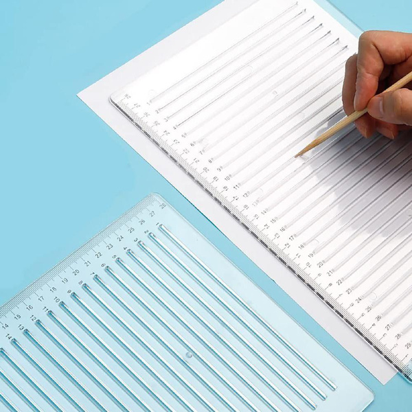 A4 Clear Examination Homework Reports Stationery Lines Markings Ruler ...