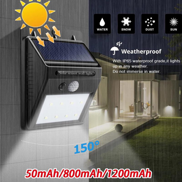 1PC Solar Wall Lamp 20 LED Human Body Sensor Professional IP65 ...