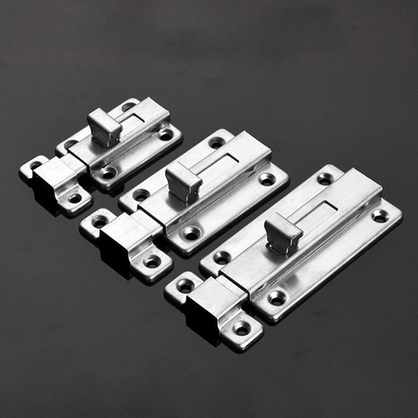 Stainless Steel Slide for Latch Lock Thickened Metal Sliding Bolt Door ...