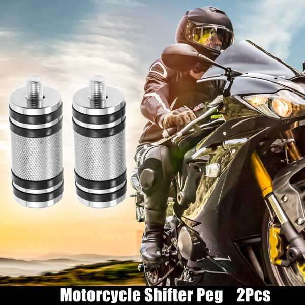 Motorcycle Universal Aluminum Alloy CNC Shifter Peg Gear Shift Pegs For ...
