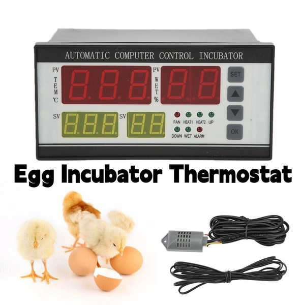 110V/220V Egg Incubator Controller Thermostat Automatic Temperature Humidity Sensor Controller ...