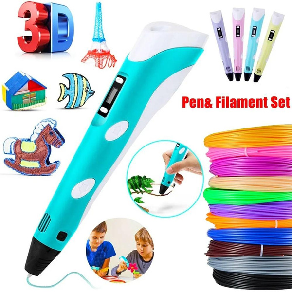 New Children Pen 3D Pen Magic 3D Drawing Printing Printer Pen Kids Toys ...