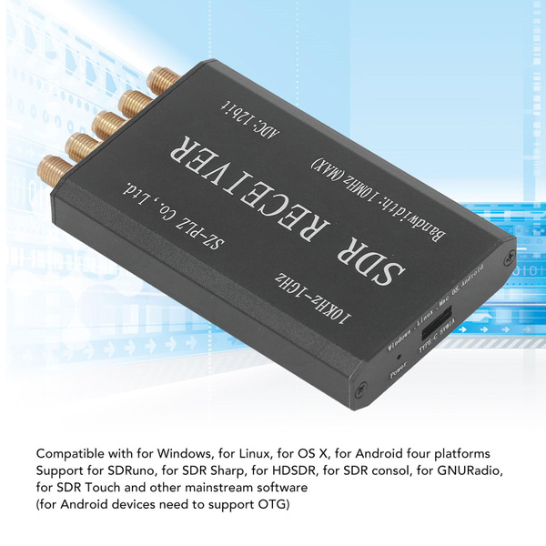 10kHz To 1GHz Receiver HF AM FM SSB CW Aviation Band Receiver 0.5PPM AM ...