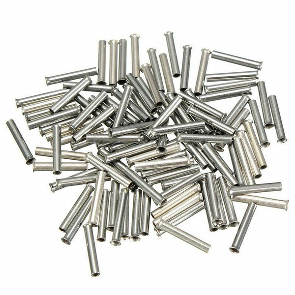100Pcs Uninsulated Bootlace Ferrules Kit Cord End Cable Crimps 0.5mm² ...