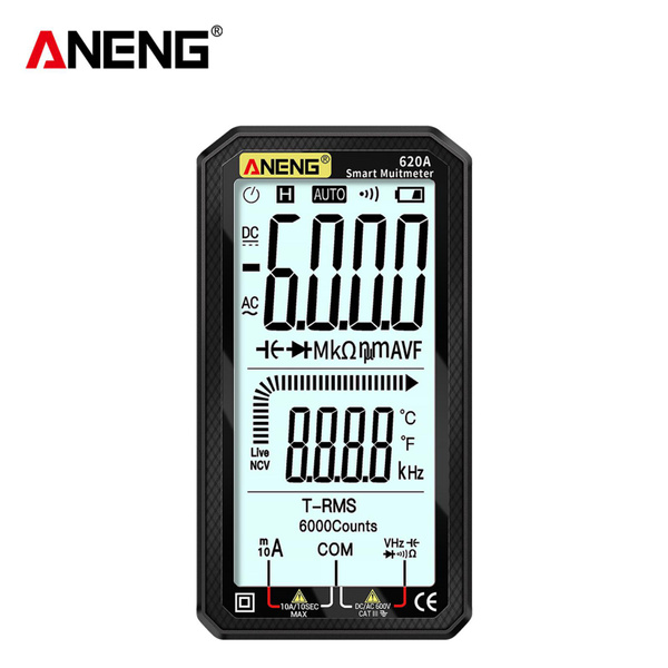 ANENG 4.7-Inch LCD Display AC/DC Digital Multimeter Ultraportable True ...