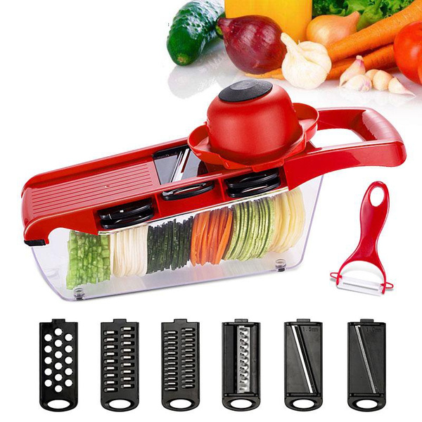 Vegetables Slicers Multi Slicer Peeler Fruit 6in1 Kitchen Gadgets ...