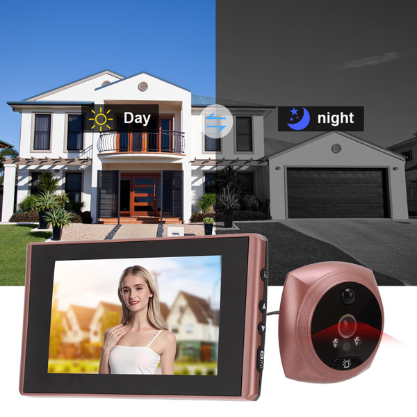4.3in Digital Door Viewer, 160° Wide Degree Eye Electronic Peephole ...