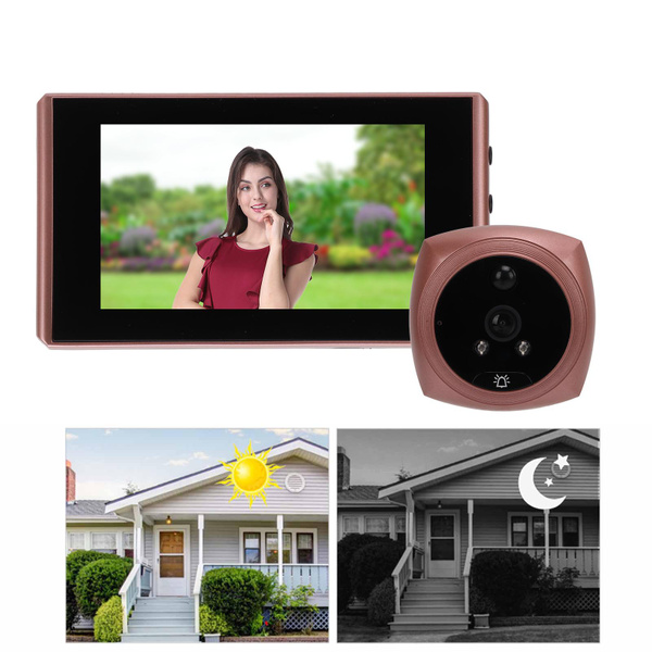 Digital Door Viewer,4.3in Digital Door Viewer Smart Night Motion ...
