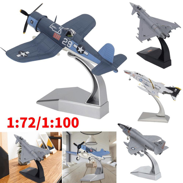 1:72/1:100 Fighter Model Crafted Alloy Aircraft Plane Compact Exquisite ...