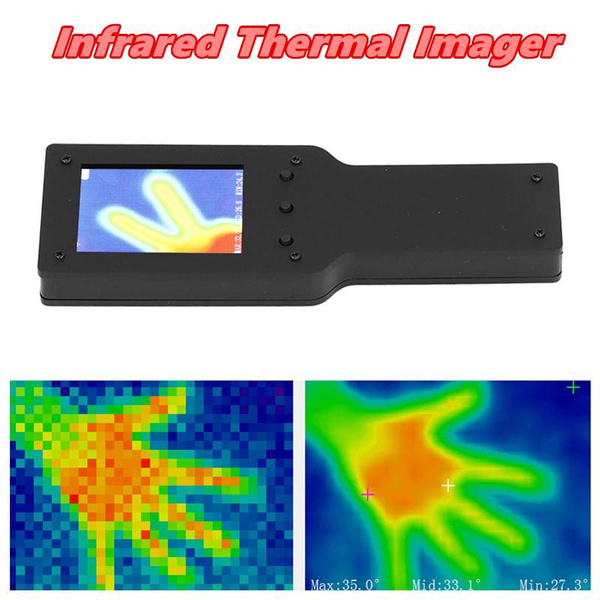 Handheld Infrared Thermal Imager Portable 2.4in LCD Digital Imaging USB ...