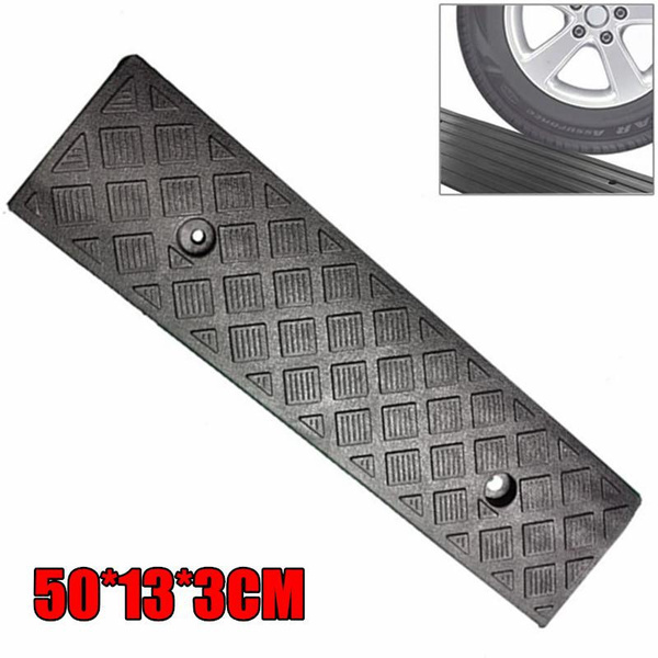Rubber Curb Ramp, Random Color Auto Car Threshold Ramp Plastic Portable ...