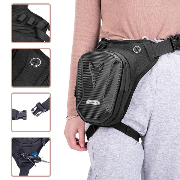 Drop Leg Bag Tactical Thigh Pack Pouch-Waterproof Cycling Thigh Bag ...