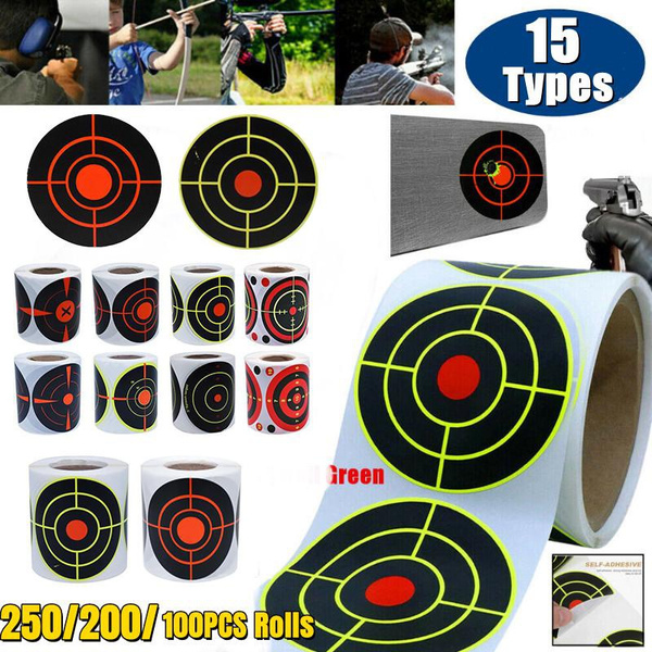 15 Types Shooting Target Adhesive Shoot Targets Splatter Reactive ...