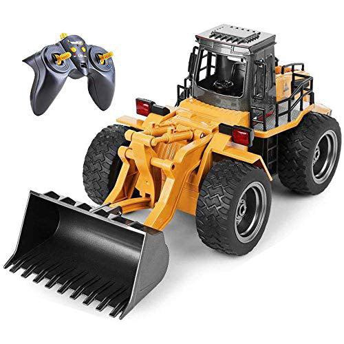 Top Race 6 Channel Full Functional Front Loader, RC Remote Control ...