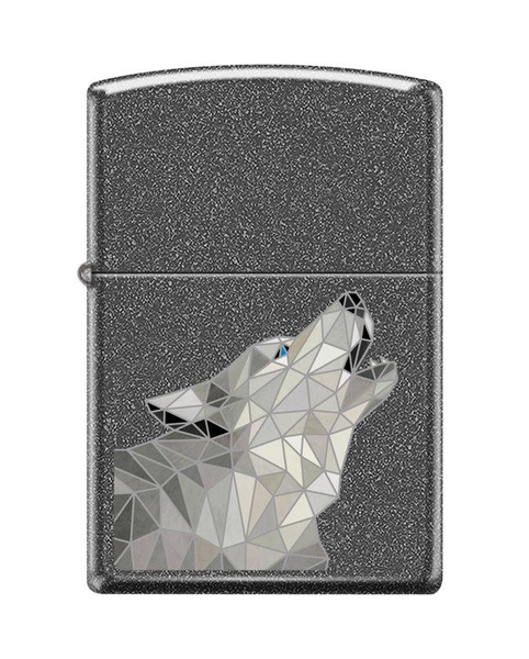 Zippo Lighter - Howling Polygonal Wolf | Wish