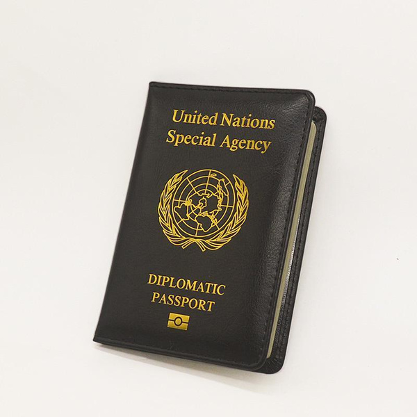 Diplomatic Passport Cover Wallet - Soft PU Leather Covers For Your ...
