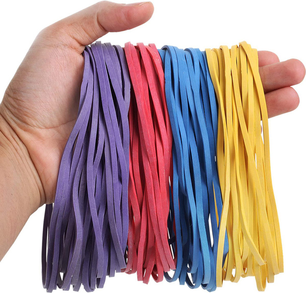 Large Rubber Bands, 120 Pack, Assorted Color, Big Rubber Bands, Giant ...