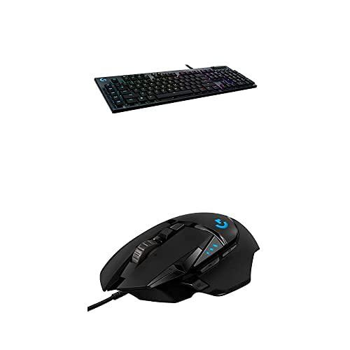 Logitech G815 RGB Mechanical Gaming Keyboard (Tactile) & G502 Hero High ...