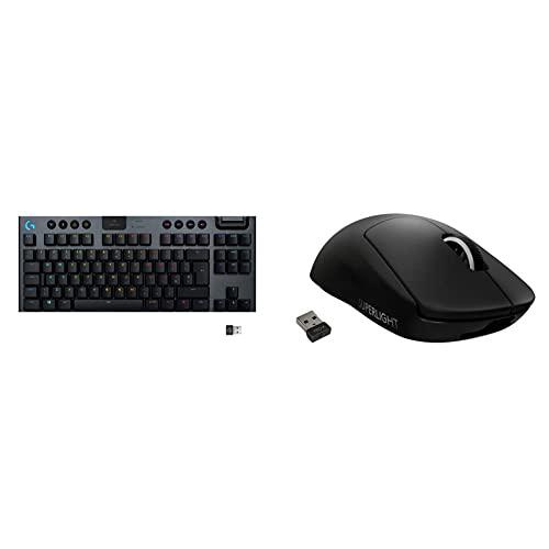 Logitech G915 TKL Tenkeyless Lightspeed Wireless RGB Mechanical Gaming ...
