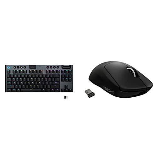 Logitech G915 TKL Tenkeyless Lightspeed Wireless RGB Mechanical Gaming ...