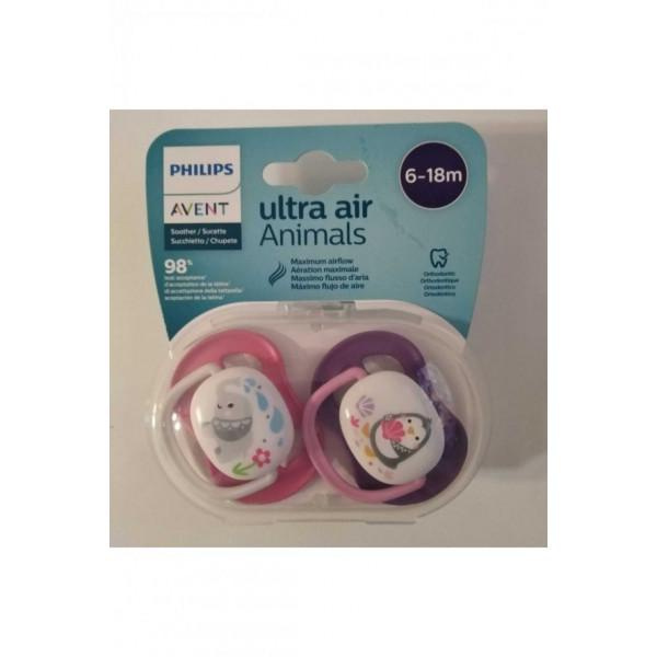 Philips Avent Ultra Air Pacifier 6-18 Months Girl Scf080/08 | Wish