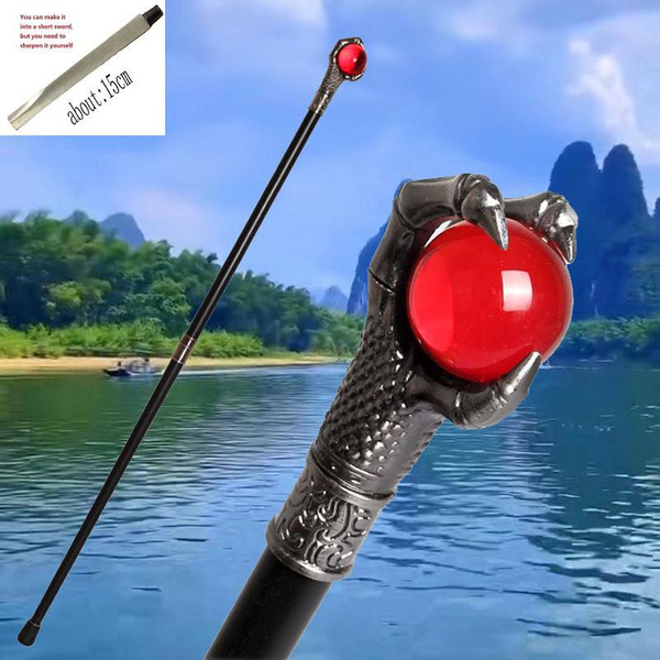 Dragon Claw With Red Ball Walking Stick Man 2023 Fashion Party Walking ...