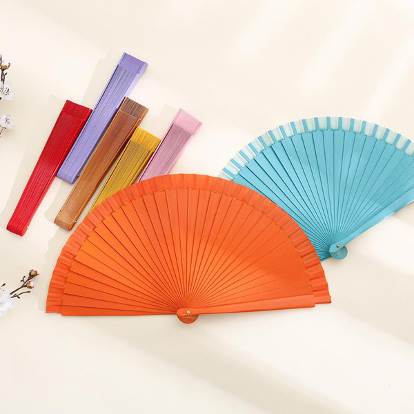 Wood Folding Fan Female Modern Simplicity Fan Props Chinese Cheongsam ...