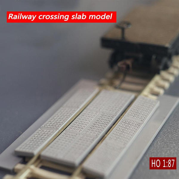 HO 1:87 Scale Railway Track Material Accessories Model Train Crossing ...