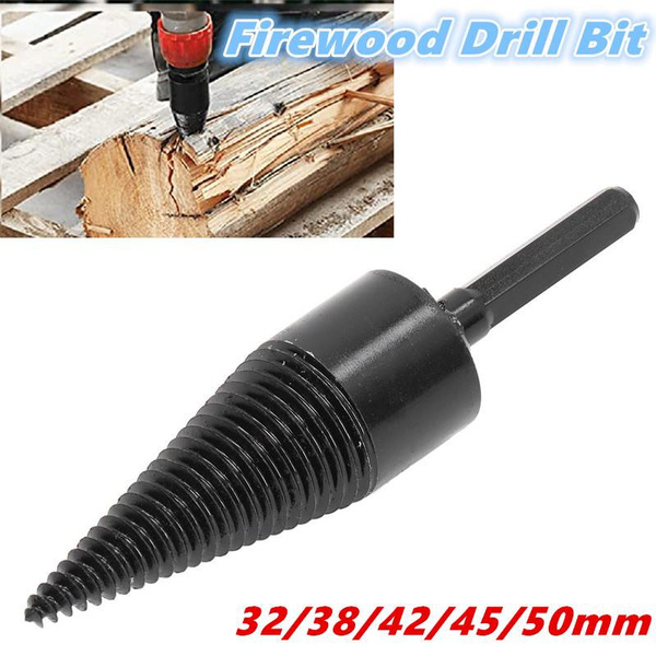 Cone Hex Shank Firewood Drill Bit Carbon Steel For Wood Log Splitter | Wish