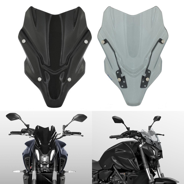 Motorcycle Front Windscreen Windshield Fly Screen Shield Wind Deflector ...